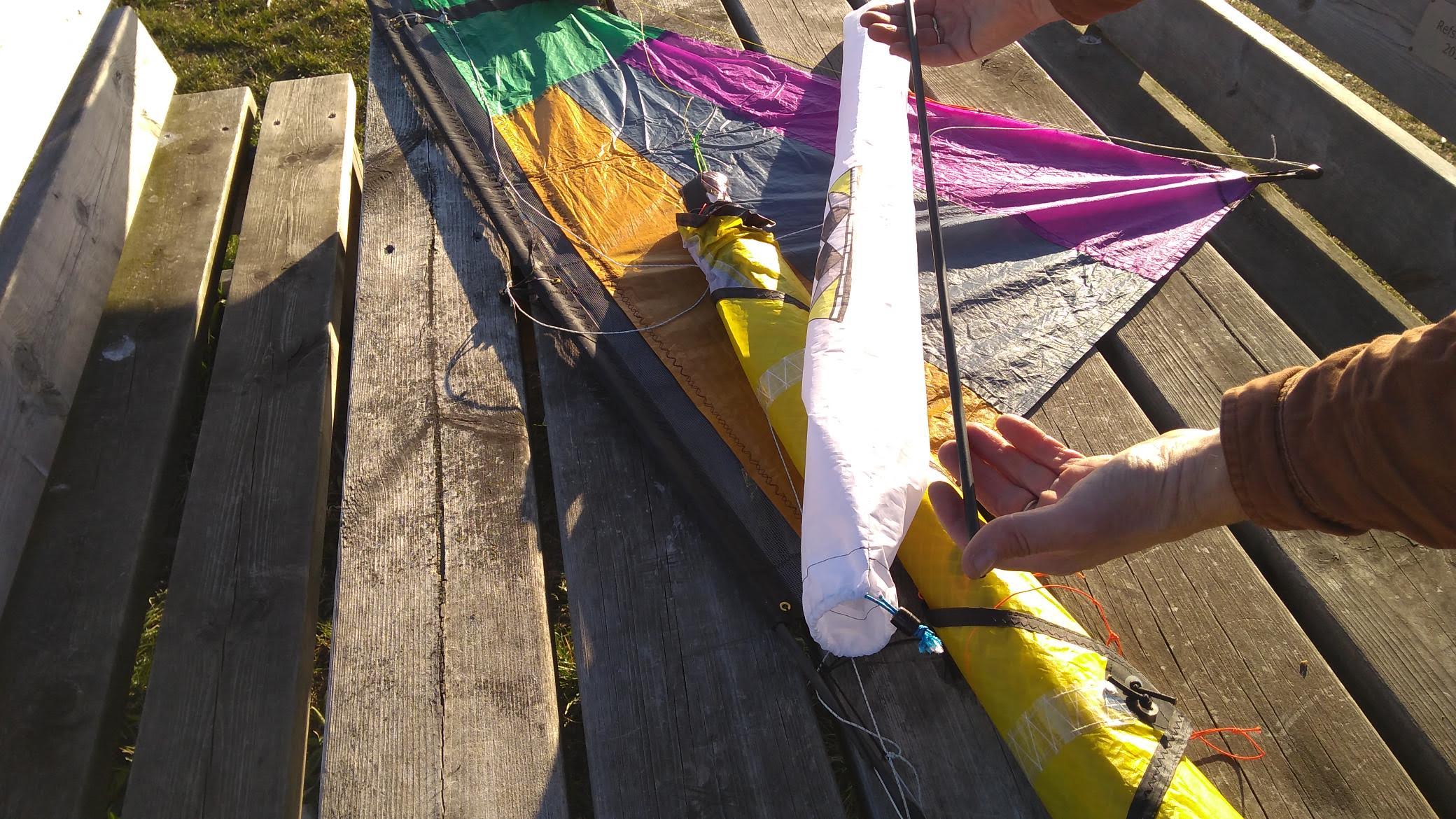 Fixing a broken Leading Edge | AERIALIS Kites